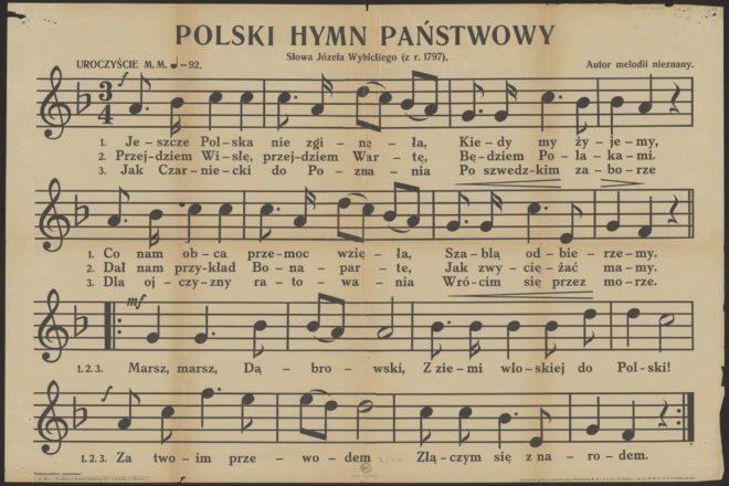Dąbrowski’s Mazurka – Polish Independence Songbook